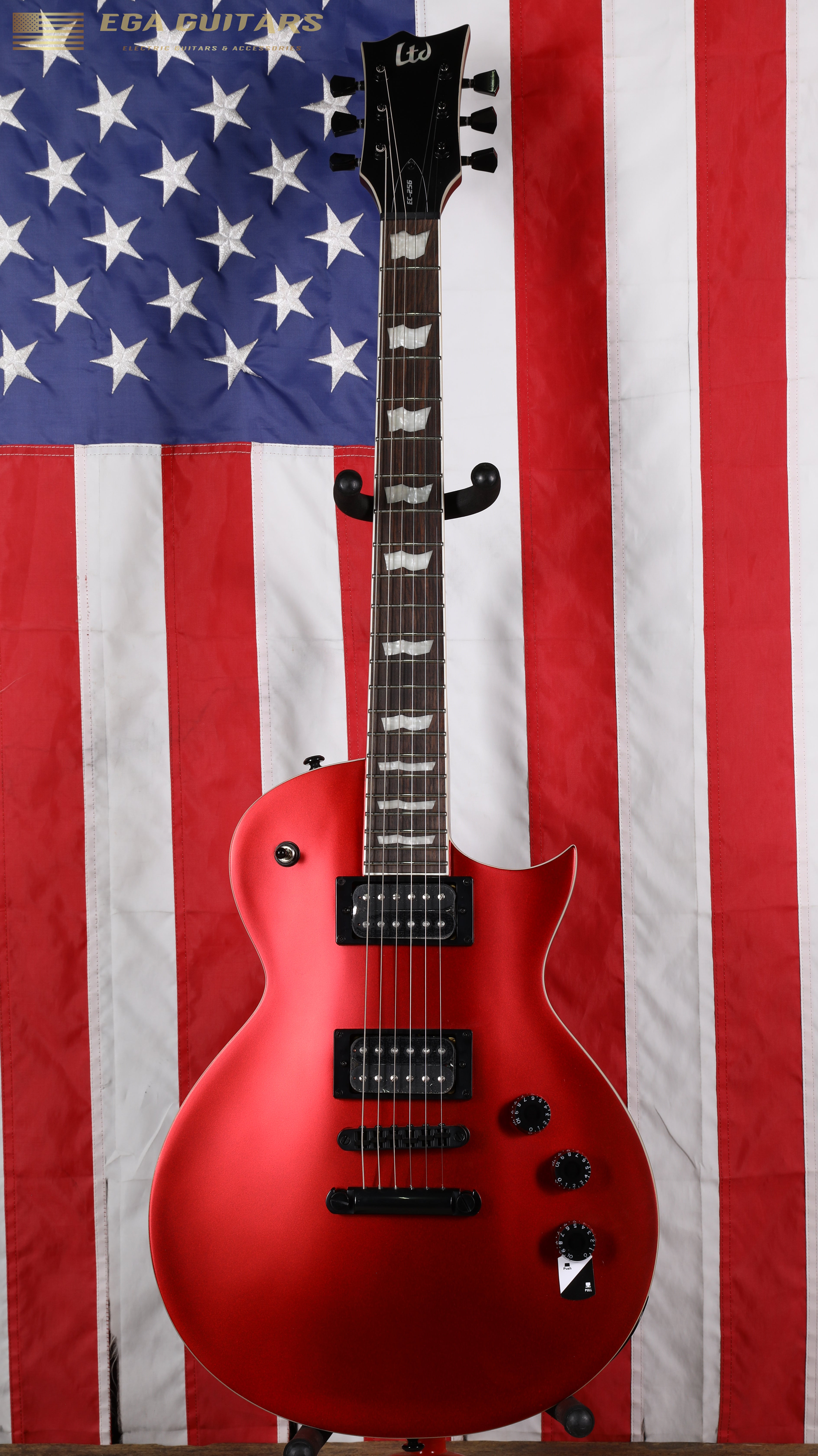 ESP LTD EC-256 - Candy Apple Red Satin – EGA Guitars